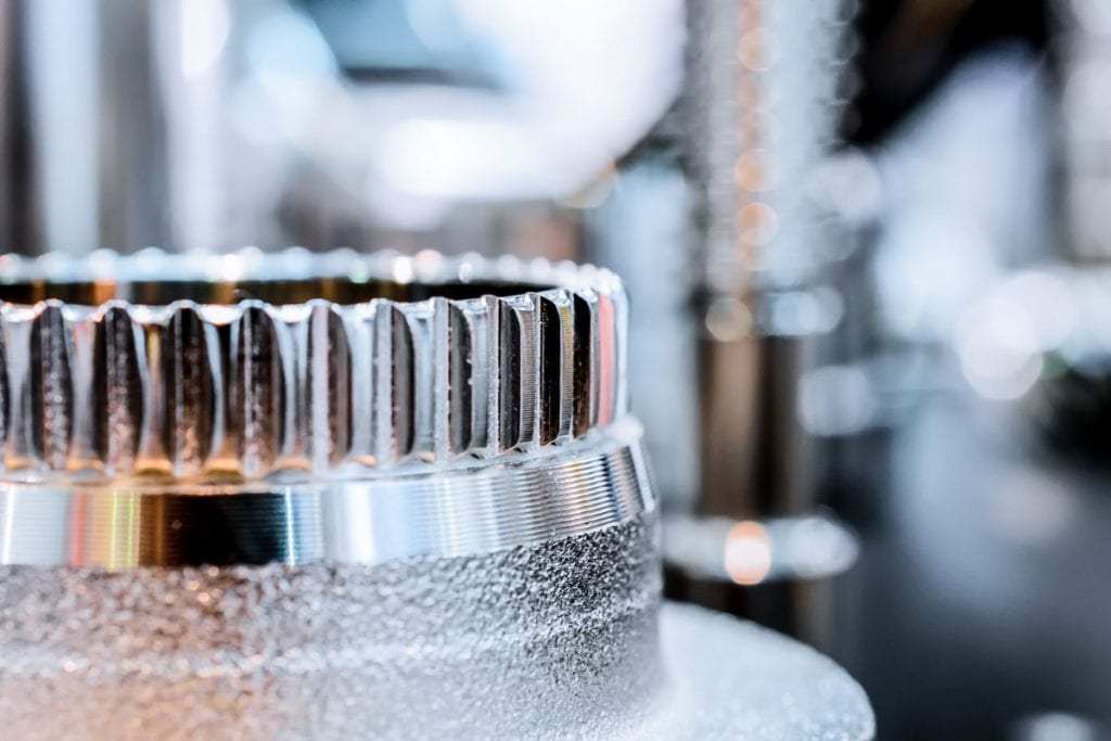 Precision Laser Measuring in a Grinding Machine